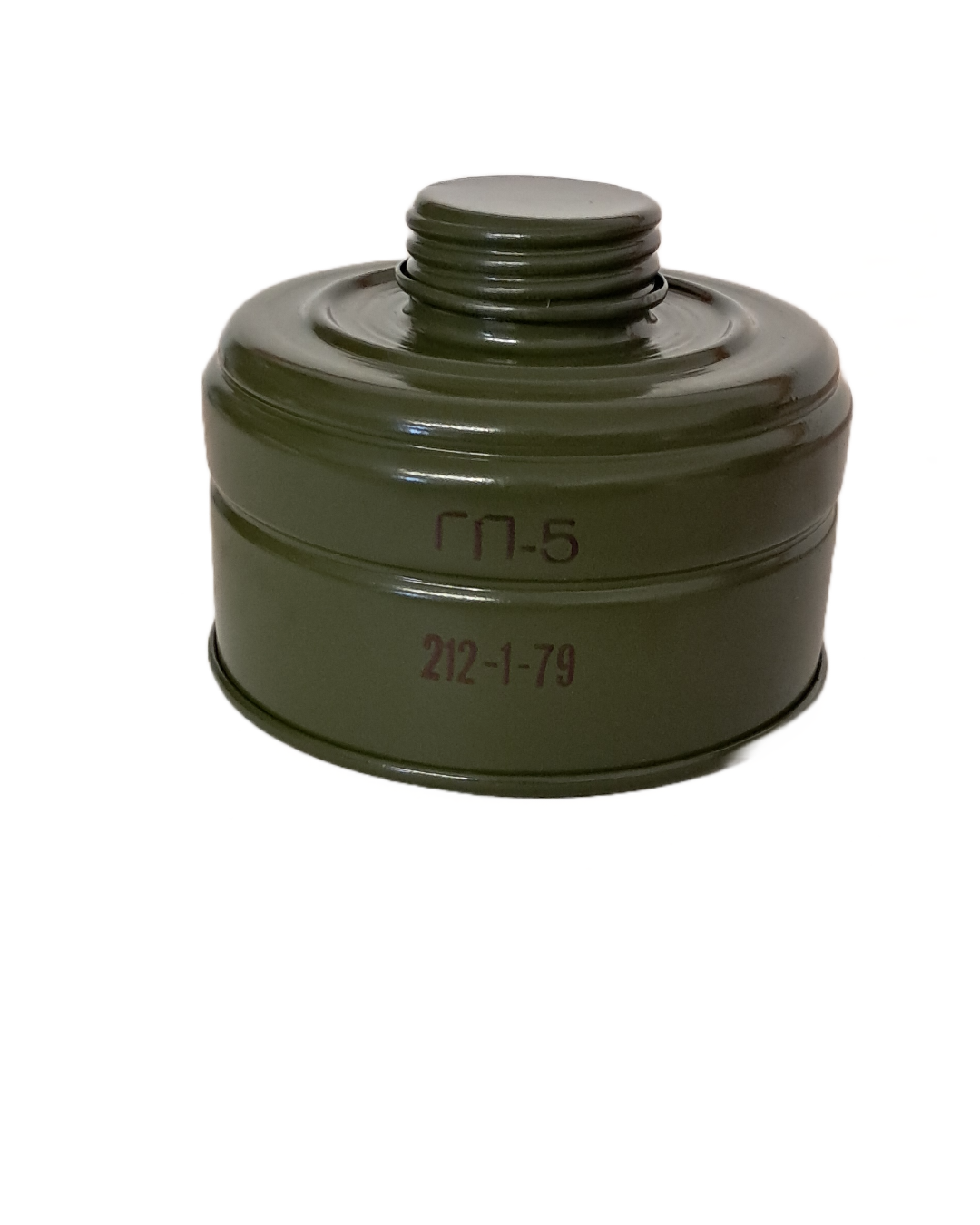 Soviet GP5 Gas Mask Filter · Covey Surplus