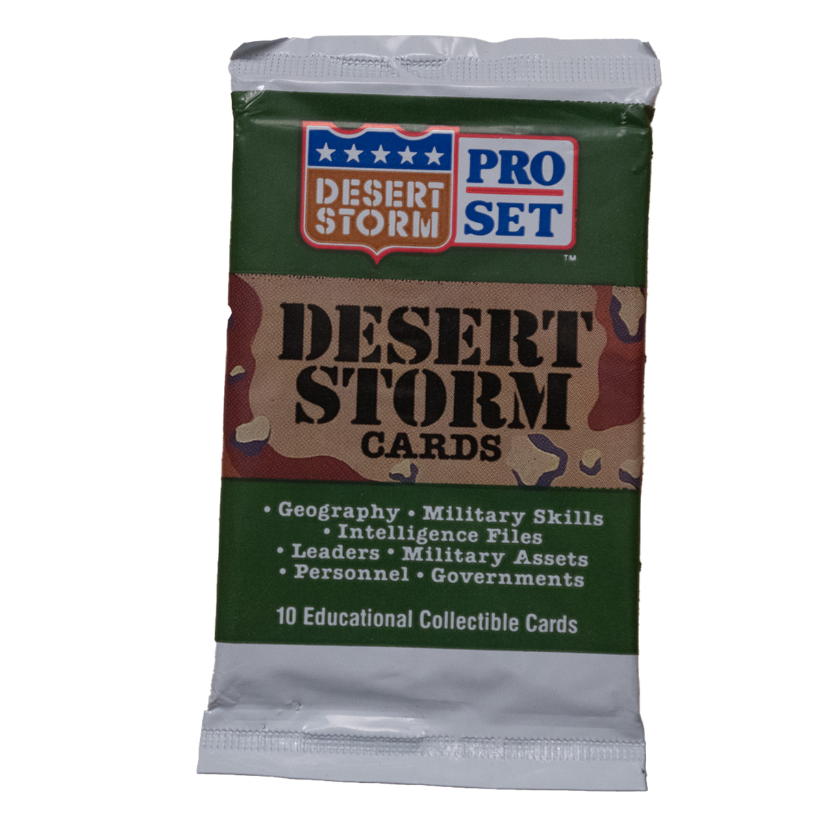 Pro Set Desert Storm Trading Card Pack · Covey Surplus